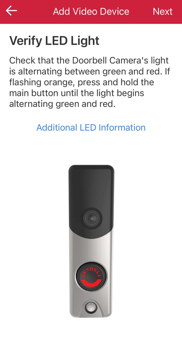 How do I reconnect my Skybell Camera