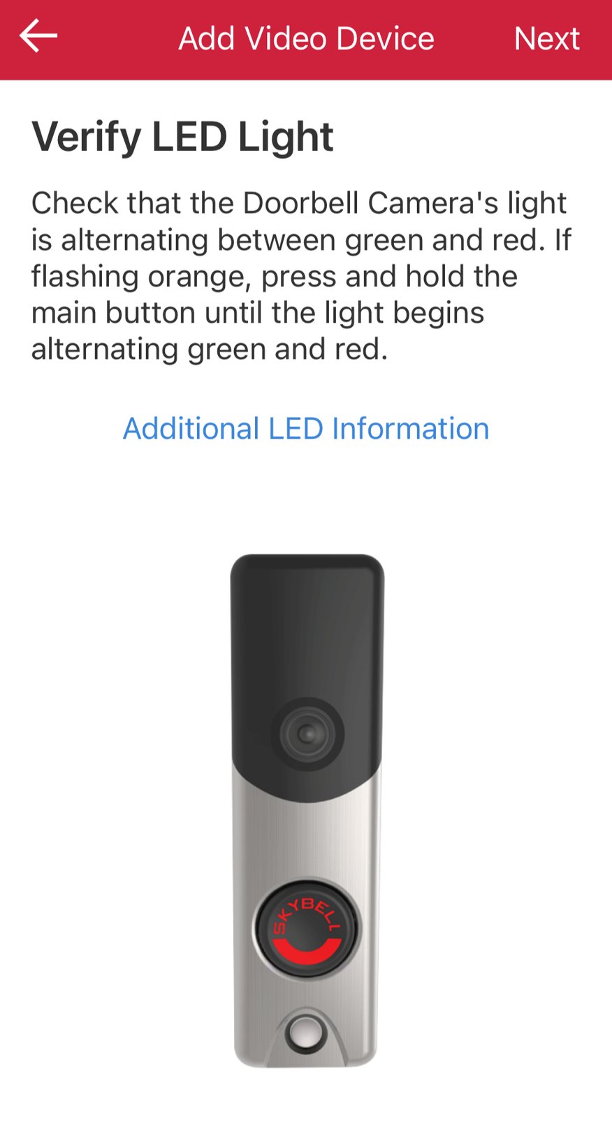 How do I reconnect my Skybell Camera